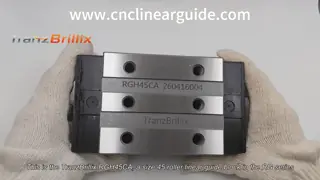TranzBrillix RGH45CA Roller Linear Guide Block | Size 45 Square Block