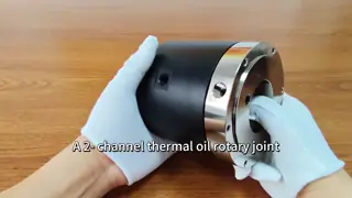 2-channel thermally conductive oil slip ring