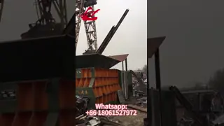 Horizontal Container Scrap Shear for Scrap yards operating 8–12+ hours per day