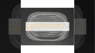 Clear Food Box Lids Low MOQ