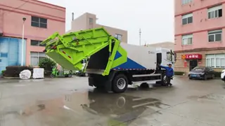 garbage compator truck