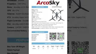 ArcoSky : Various types of FPV drones for different flying styles and skill levels