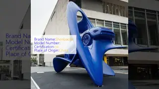 Modern Car Sculpture Dynamic Fluid Lines Art