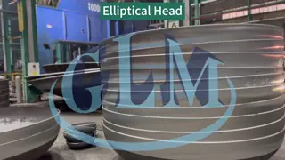 The 2438*12 elliptical heads strictly comply with ASME BPVC Section VIII standards.