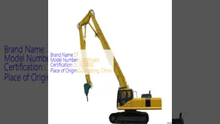 Excavator Boom Arm Extension Deep Digging