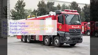 Mercedes Fire Truck Water Supply For High Buildings