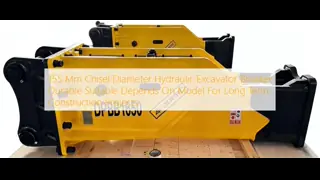 Excavator Rock Breaker 155mm Chisel Power