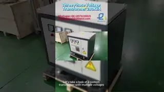 280KVA 3 Phase With Switch Isolation Voltage Transformer