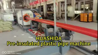 PERT rigid insulation pipe machine