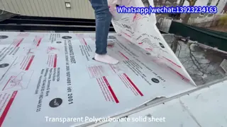 clear Polycarbonate solid sheet