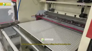 Perforated Gypsum Ceiling tiles Equipment