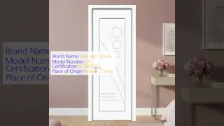 Formaldehyde Free WPC Doors Durable Modern Style