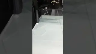 9mm ultra white glass laser cutting heart shape+polygon