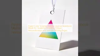 Pastel Custom Journal Notebook Smooth Writing