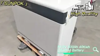 51.2V 800Ah 40kwh LifePo4 Battery