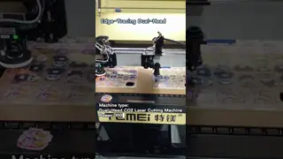 Dual-Head Edge-Tracing Laser Cutting Demo