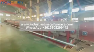 Large Gas-Fired Mesh Belt Furnace – Efficient Heat Treatment for Stainless Steel Tubes