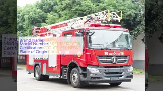 18m Aerial Ladder Fire Truck China Factory
