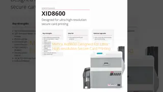 Matica Xid m600 Card Printer Secure ID Issuance