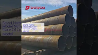 Spiral Weld Pipe Mill High Strength Steel Pipe Production