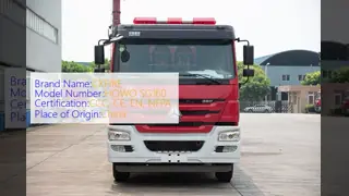 16T Fire Truck CXFIRE 16000L Water Tank Fire Engine