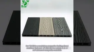 Deep Embossed WPC Decking TN-03E