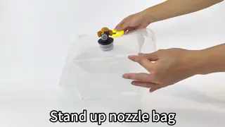 .L Liquid Packaging Bag Vitop Valve Stand Up Pouch