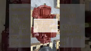 Crawler Excavator Hydraulic Pump Upgrade
