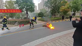 How do you fight a high-intensity EV fire?