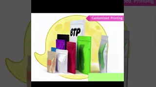 Custom Digital Print Stand Up Pouches