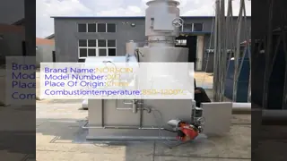 Waste Incinerator 50 5000kg H Oil Fuel Burner