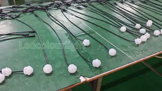 LED pixel string light