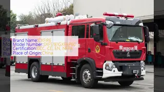 Fast Fire Response Truck 6t Water Foam CAFS