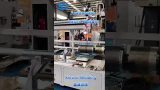 lazer welder test welding of steel pipe