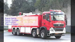 25000L Fire Truck: Fast Fire Suppression