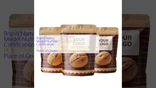Custom Snack Bags Moistureproof Resealable Nuts Retail