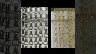 Metal Chain Curtains Modern Style & Privacy