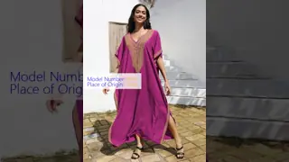 Plus Size Red Black Kaftan Maxi Dress