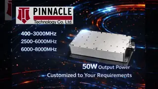 50W Broadband 400-3000MHZ/2500-6000MHZ/6000-8000MHZ RF Amplifier Module