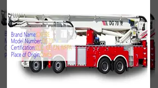 70m Aerial Platform Fire Truck Rescue Solutions
