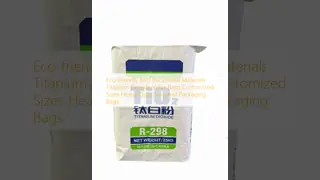 Eco Valve Bags For Titanium Dioxide Packaging