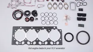 VLV D4E Excavator Gasket Kit Fix Engine Leaks
