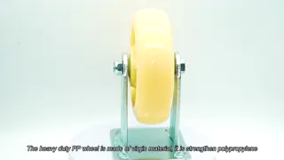 Heavy duty PP wheel caster with double ball bearing