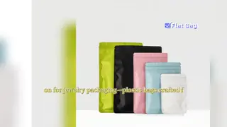 Recycled Zipper Bags Jewelry Packaging Moisture Proof