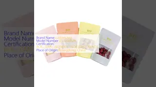 Resealable Food Bags Window Stand Up Pouches