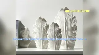 Nordic Leaf Vase for Modern Home Decor
