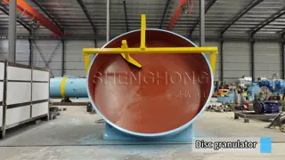Disc granulator-granules manufacturing machine chicken manure pellet machine