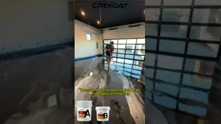 Epoxy resin artistic floor paint, creating high aesthetic industrial style flooring