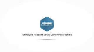 Urinalysis Reagent Strips Cartoning Machine