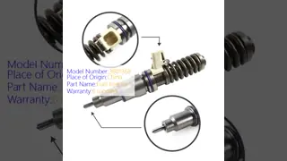 MD11 Engine Fuel Injector 3801551